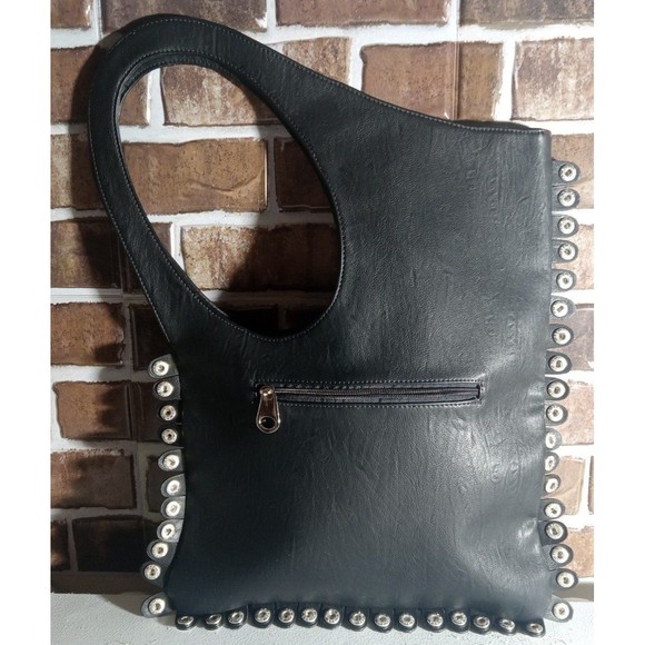 Bags | Black Tag Button Sholder Bag | Poshmark